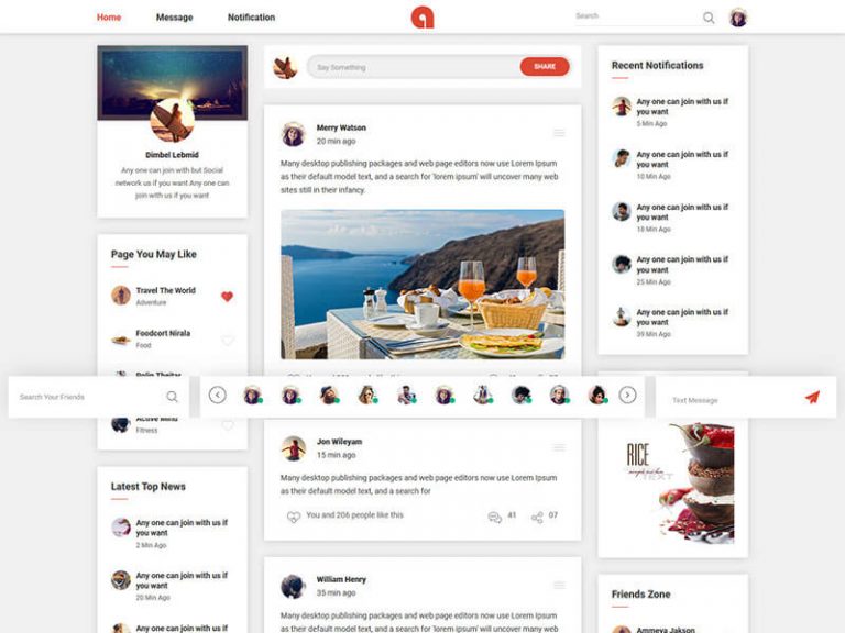 Adda - Social Network HTML Template - Bootstrap Templates