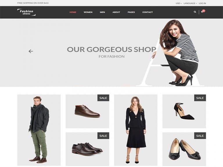 Fowler - Shoes Store HTML Template - Bootstrap Templates