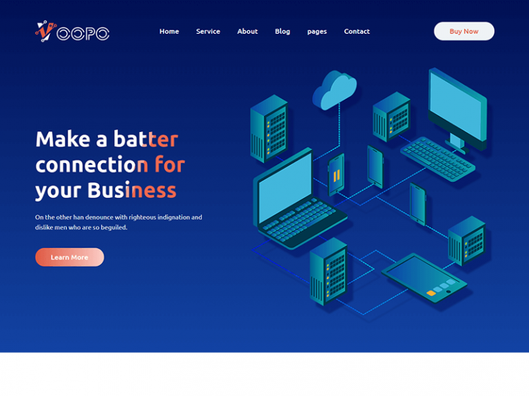 Voopo - VOIP, Telecom And Cloud Services HTML Template - Bootstrap ...